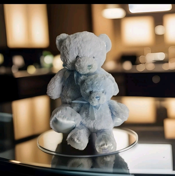 Gund | Toys | Plush Teddy Bear Set Light Blu2 Baby Gund Blue Bear Plush ...